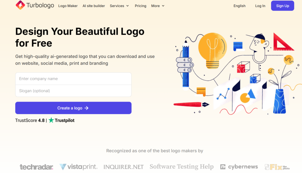 Logo Design Tools: A Quick Comparison Between Turbologo and Design.com ...